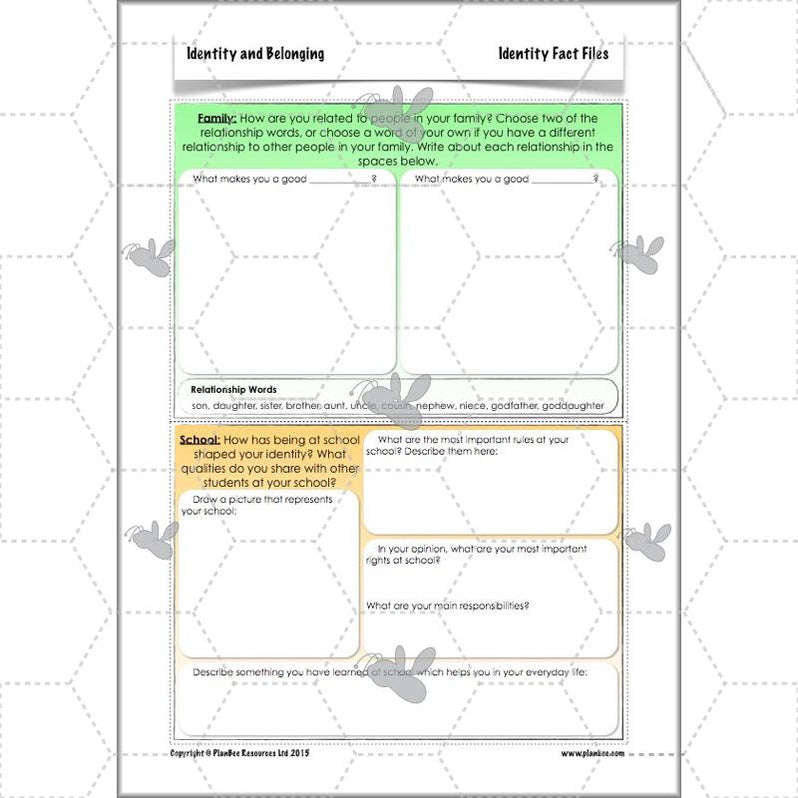 Identity and Belonging Year 4 KS2 RE Lesson Pack by PlanBee