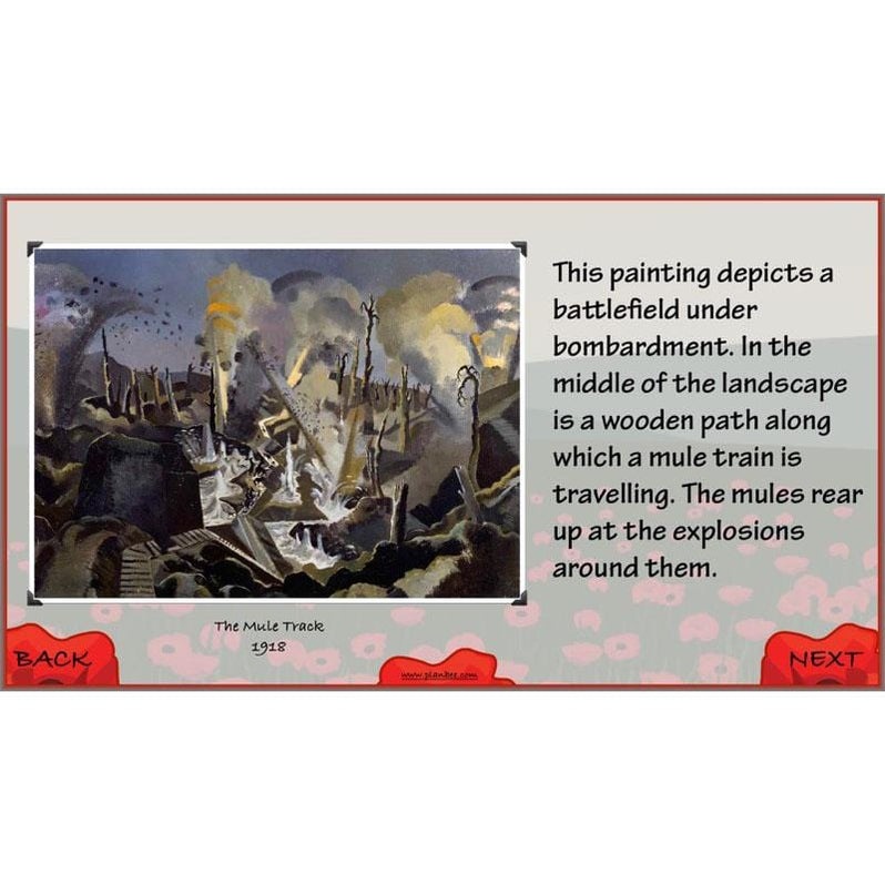 In Flanders Fields WW1 Art Lessons for KS2 by PlanBee