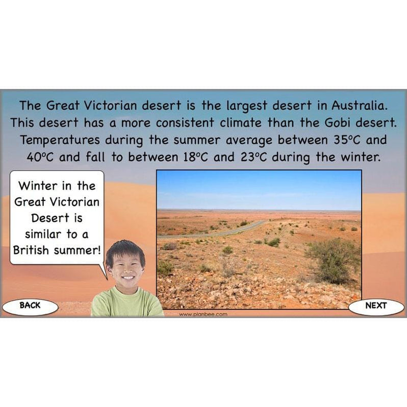 In the Desert: Desert Habitat KS2 Geography by PlanBee