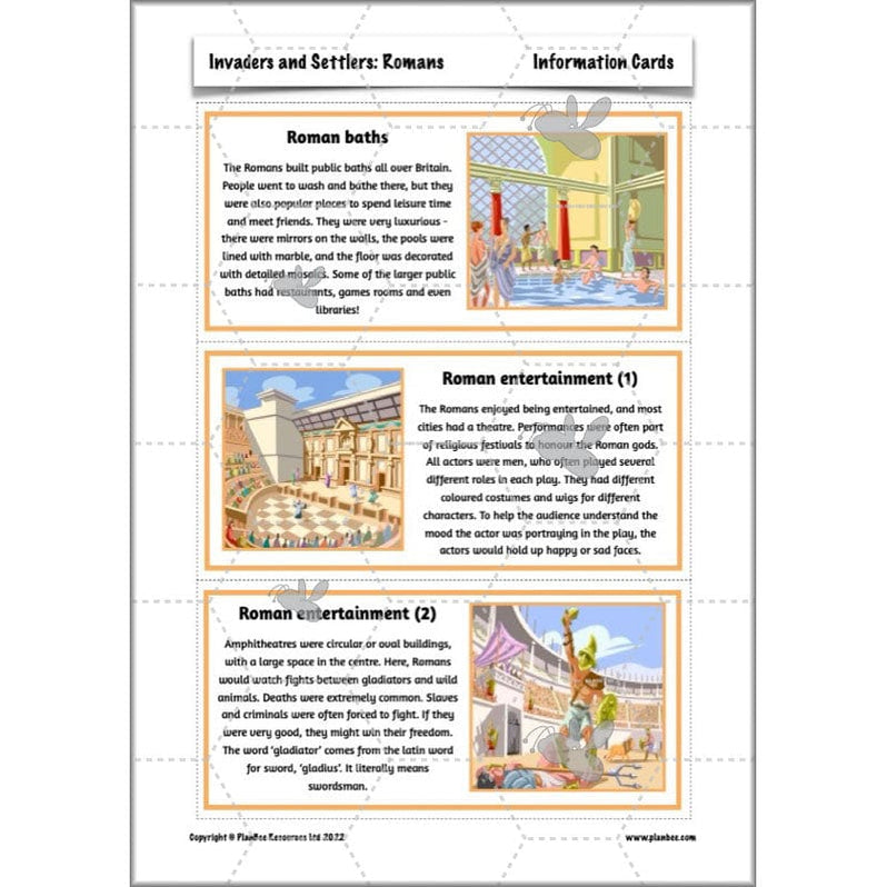 Roman Invasion of Britain KS2 Invaders and Settlers | PlanBee