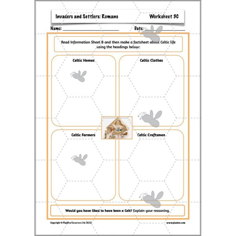 Roman Invasion of Britain KS2 Invaders and Settlers | PlanBee