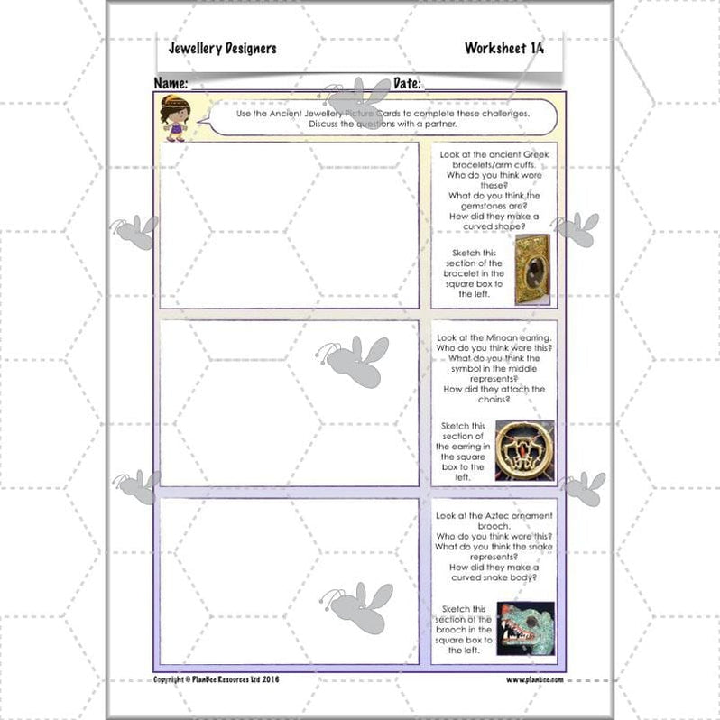Jewellery Designers KS2 Art & Design Lessons by PlanBee