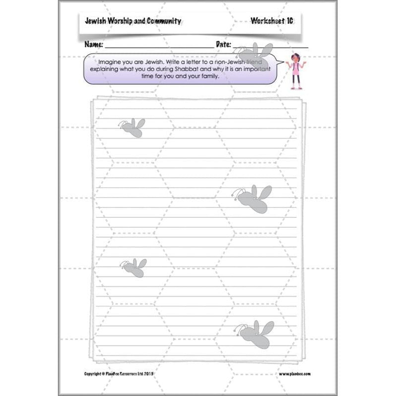 Jewish Worship and Community - KS2 RE Lesson by PlanBee