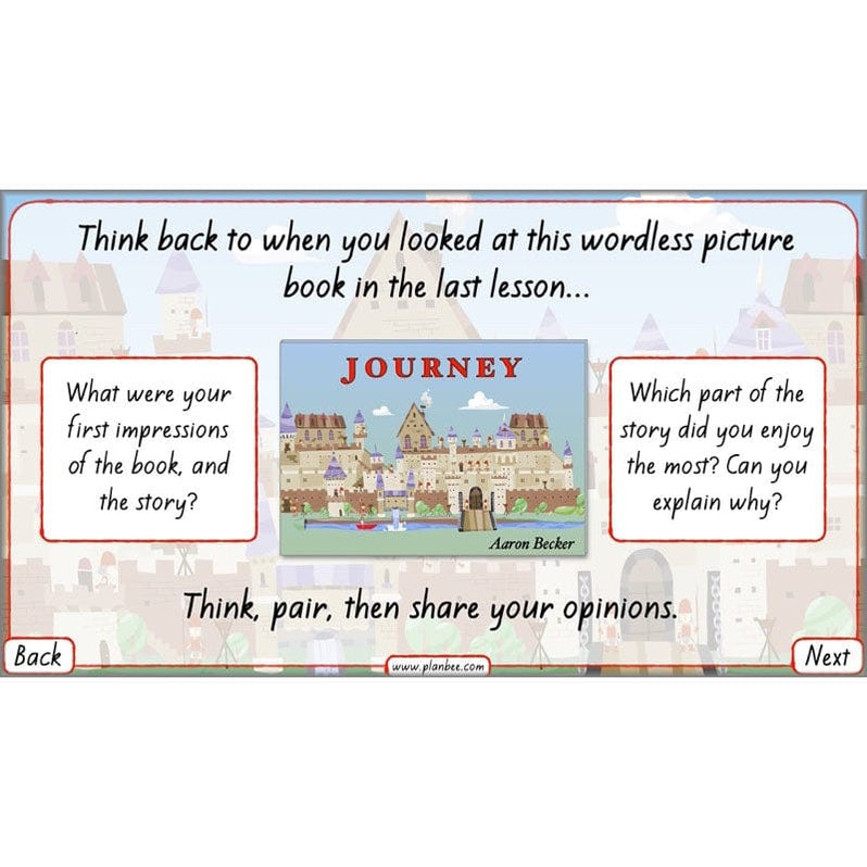 Journey Aaron Becker Planning Year 4 Narrative by PlanBee