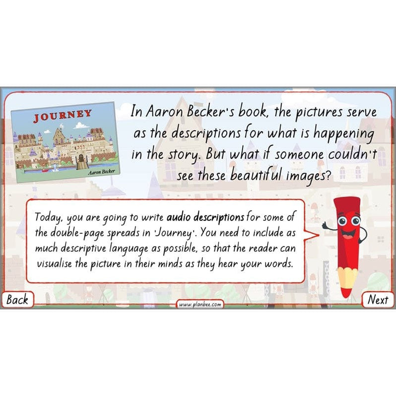 Journey Aaron Becker Planning Year 4 Narrative by PlanBee