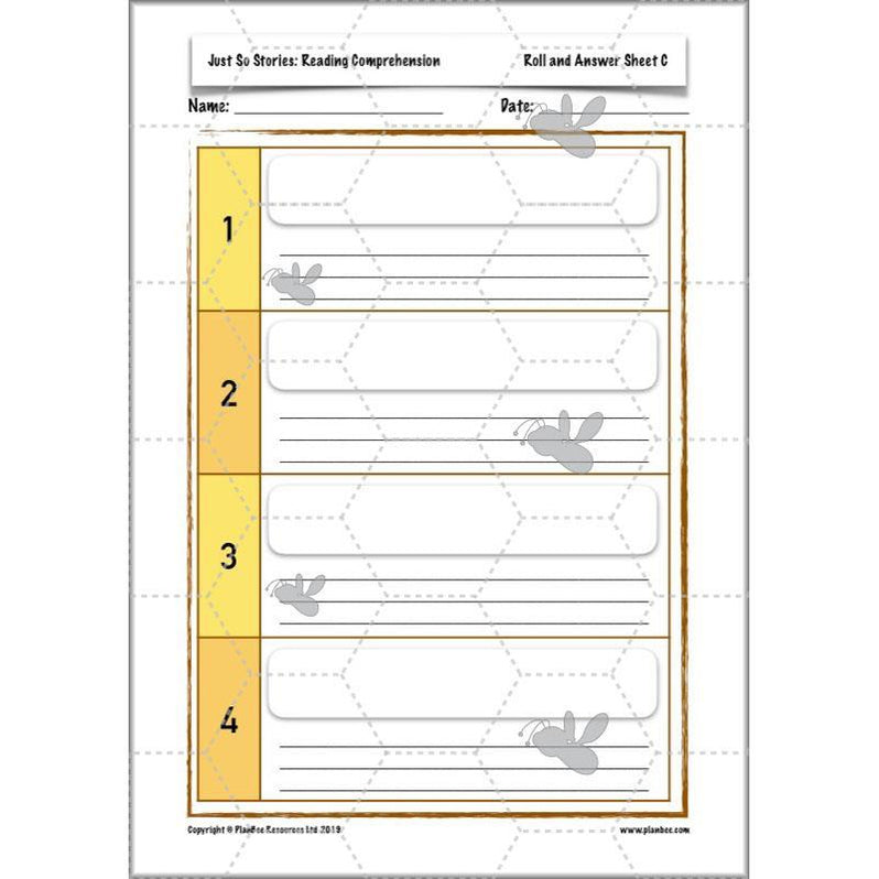 Just So Stories KS2 | Reading Comprehension Year 4 — PlanBee