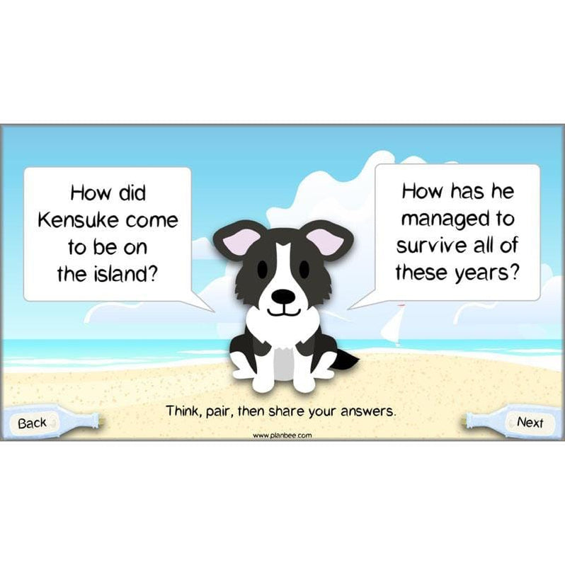 Michael Morpurgo Kensuke's Kingdom Planning by PlanBee