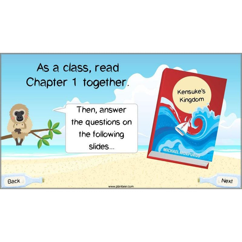 Michael Morpurgo Kensuke's Kingdom Planning by PlanBee