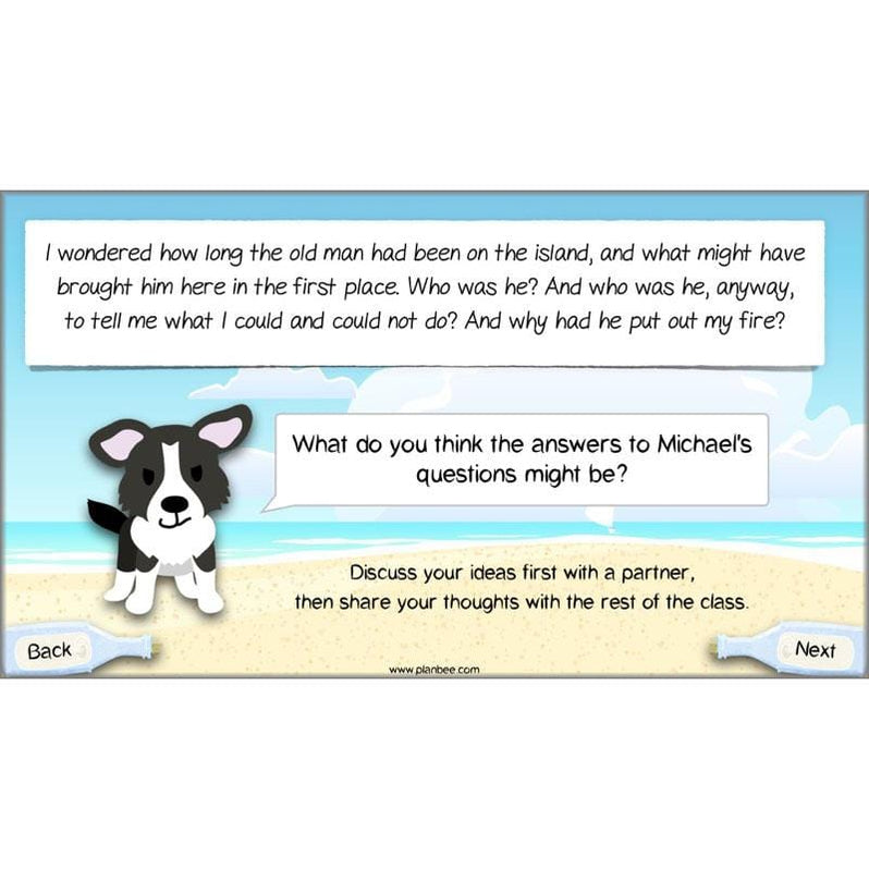 Michael Morpurgo Kensuke's Kingdom Planning by PlanBee
