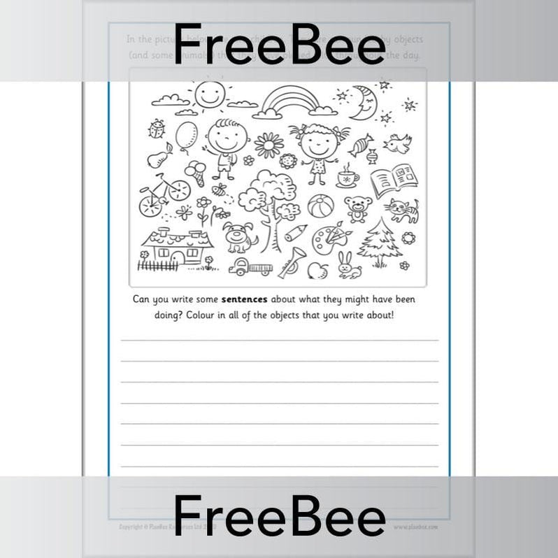 FREE KS1 Writing Prompts PDF Printable by PlanBee