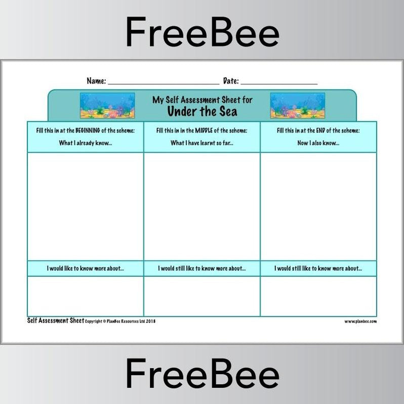 Free KS2 Science Self Assessment Sheets by PlanBee