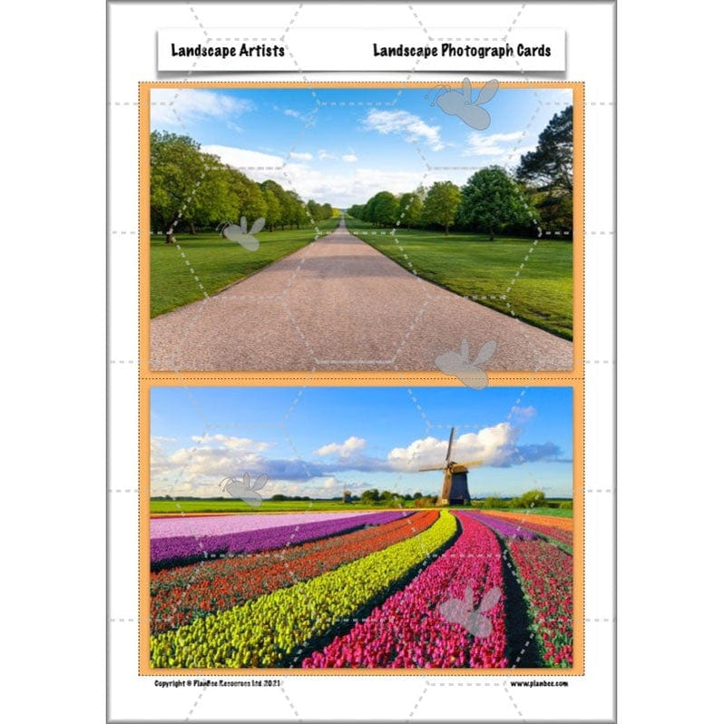 Landscape Art KS2 Lesson Planning Pack by PlanBee