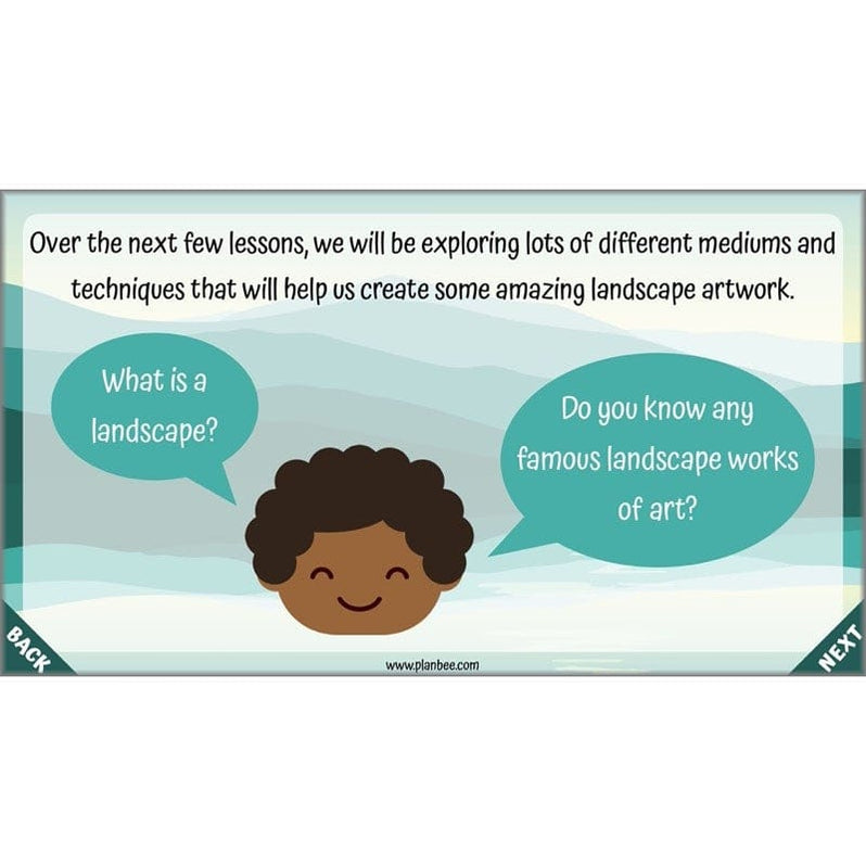 Landscape Art KS2 Lesson Planning Pack by PlanBee