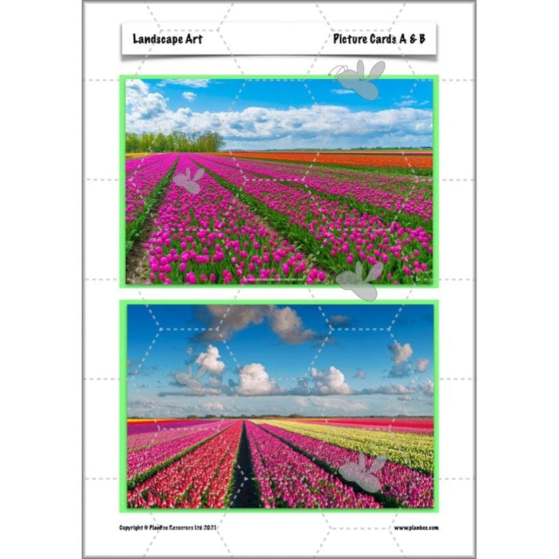 Landscape Art KS2 Lesson Planning Pack by PlanBee