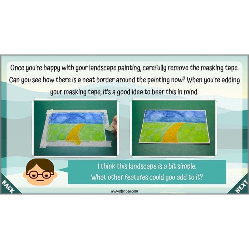 Landscape Art KS2 Lesson Planning Pack by PlanBee