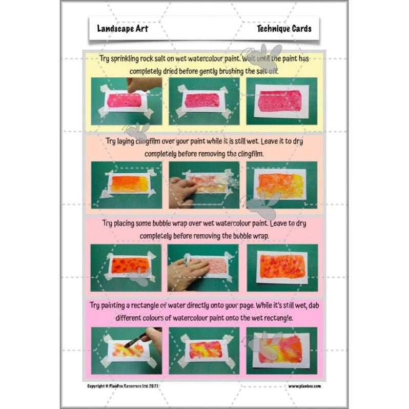 Landscape Art KS2 Lesson Planning Pack by PlanBee