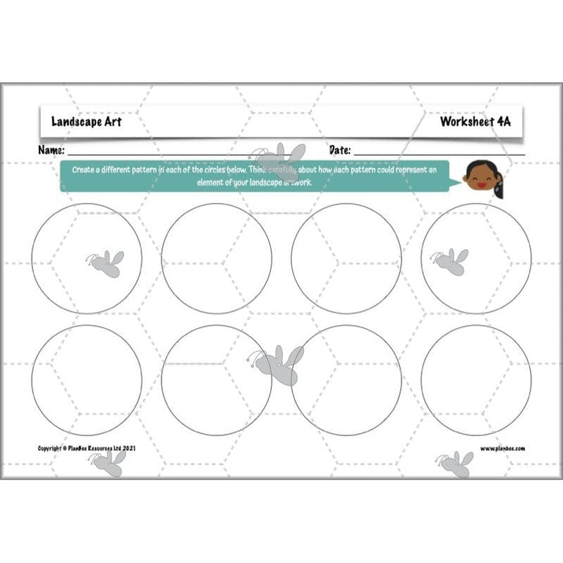 Landscape Art KS2 Lesson Planning Pack by PlanBee