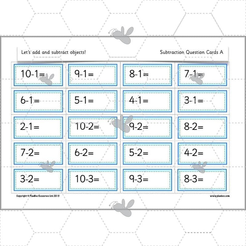 Addition and Subtraction Year 1 maths lessons by PlanBee