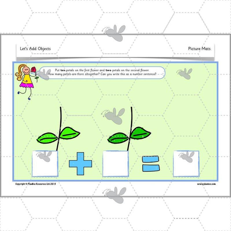 Year 1 Addition to 20 Adding Objects Maths by PlanBee