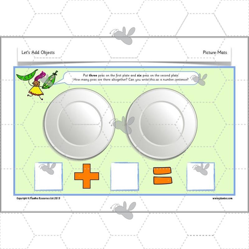 Year 1 Addition to 20 Adding Objects Maths by PlanBee