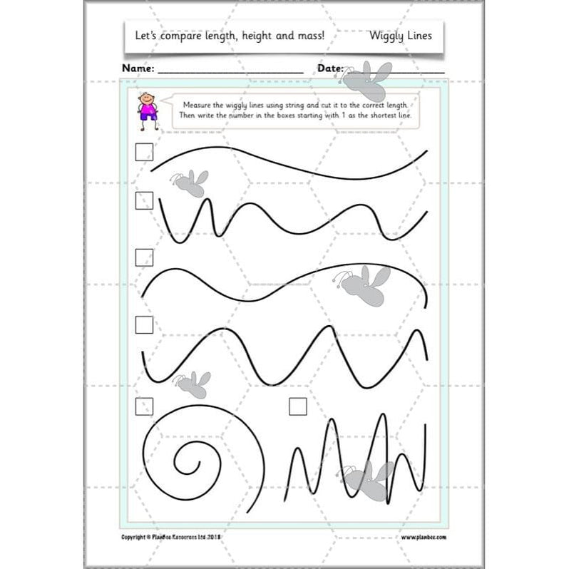 Let's compare length, height and mass KS1 Maths by PlanBee