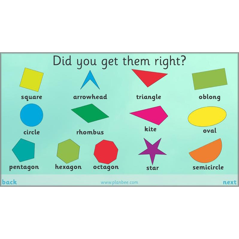 Properties of 2D Shapes Year 2 Maths Lessons by PlanBee