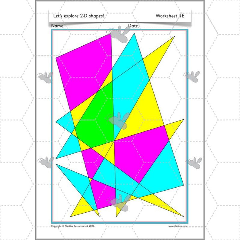 Properties of 2D Shapes Year 2 Maths Lessons by PlanBee