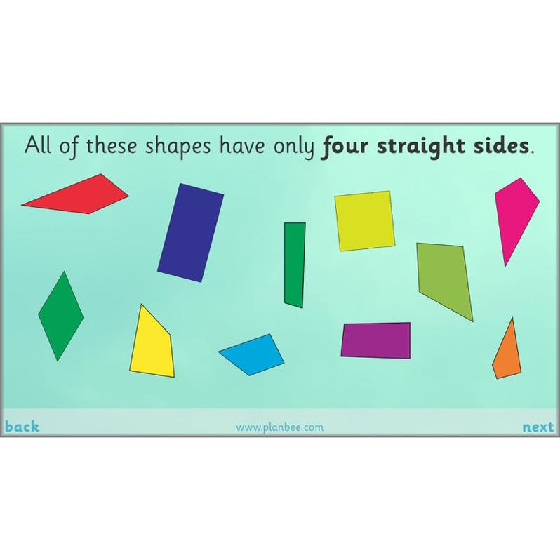Properties of 2D Shapes Year 2 Maths Lessons by PlanBee