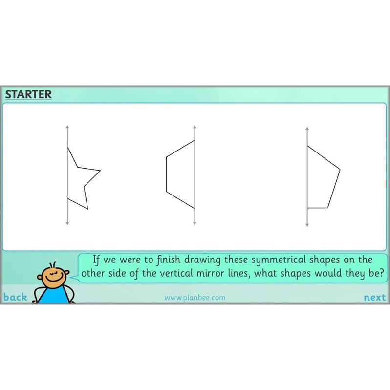 Properties of 2D Shapes Year 2 Maths Lessons by PlanBee