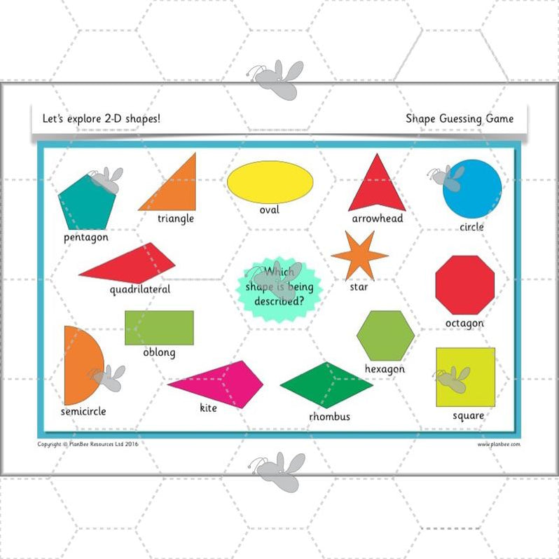 Properties of 2D Shapes Year 2 Maths Lessons by PlanBee
