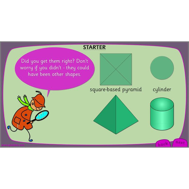 Explore 3D Shapes Year 2 Maths Lesson by PlanBee