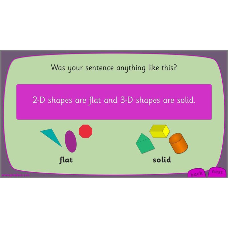 Explore 3D Shapes Year 2 Maths Lesson by PlanBee