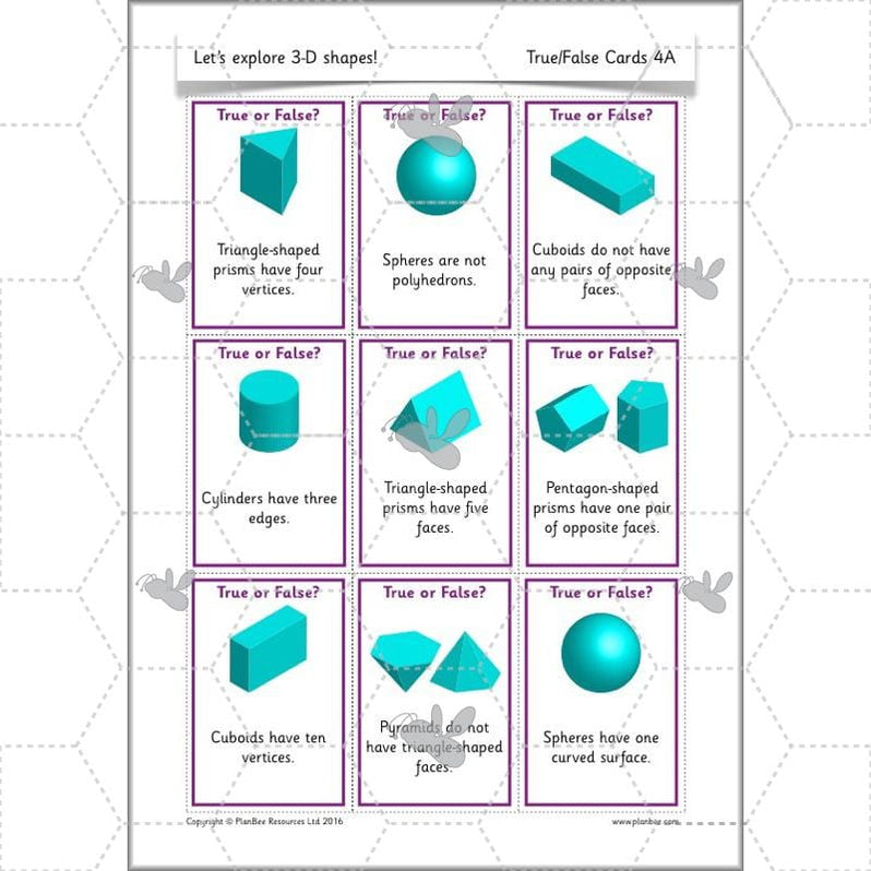 Explore 3D Shapes Year 2 Maths Lesson by PlanBee