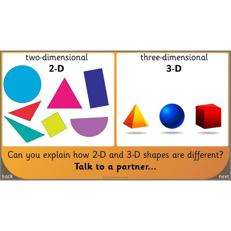 Identify Properties of Shapes Year 1 Maths by PlanBee