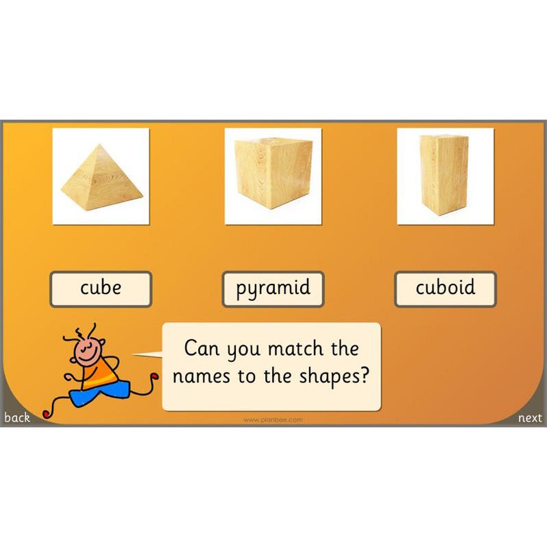 Identify Properties of Shapes Year 1 Maths by PlanBee