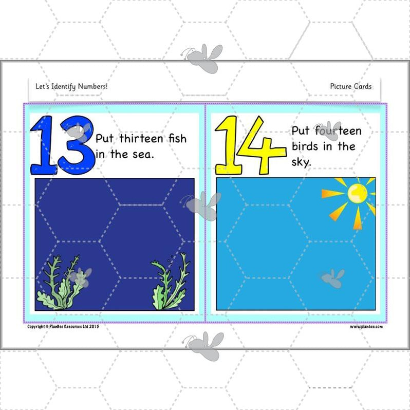 Identify Numbers 1-20 Year 1 Maths by PlanBee