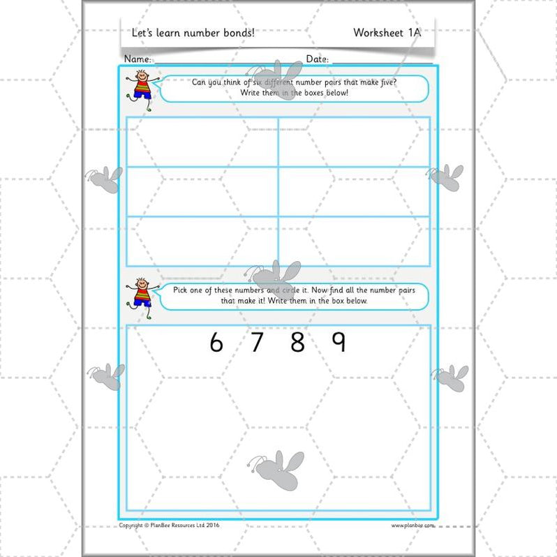 Let’s learn number bonds - KS1 complete planning — PlanBee