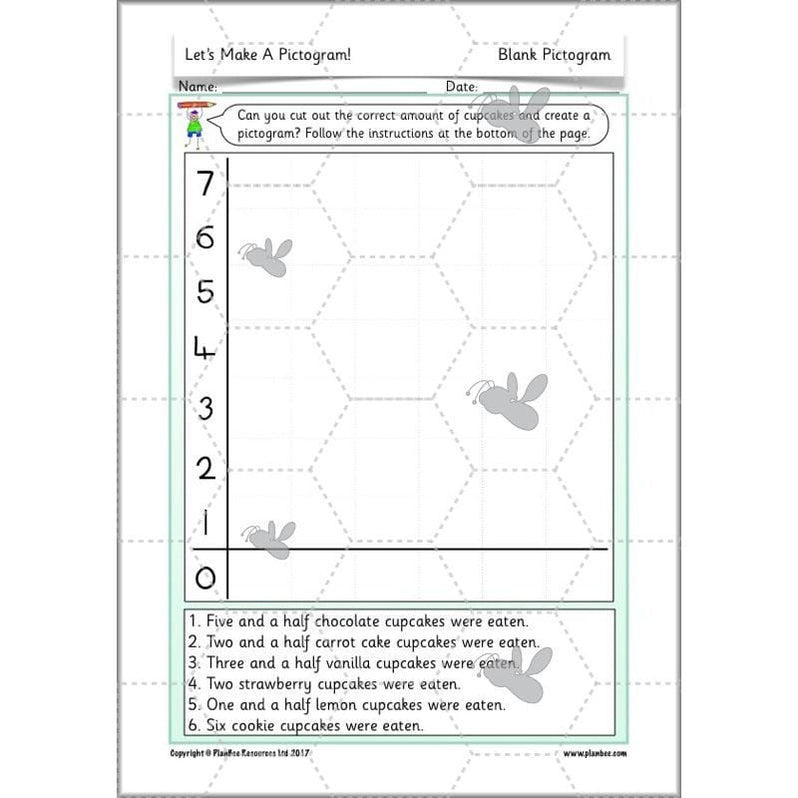 Let's Make Pictograms Year 2 Maths Lessons by PlanBee
