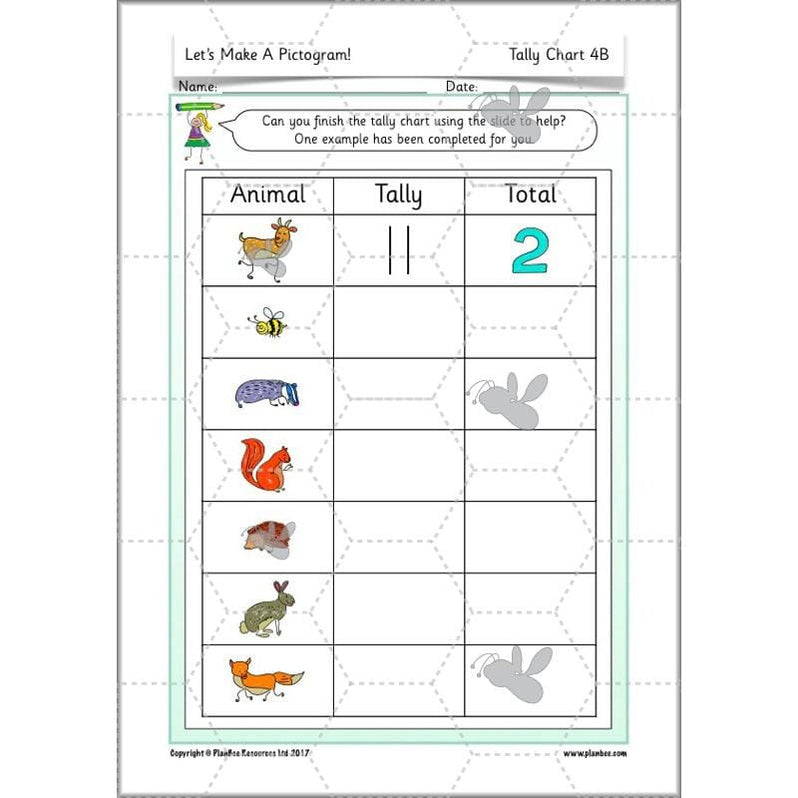 Let's Make Pictograms Year 2 Maths Lessons by PlanBee