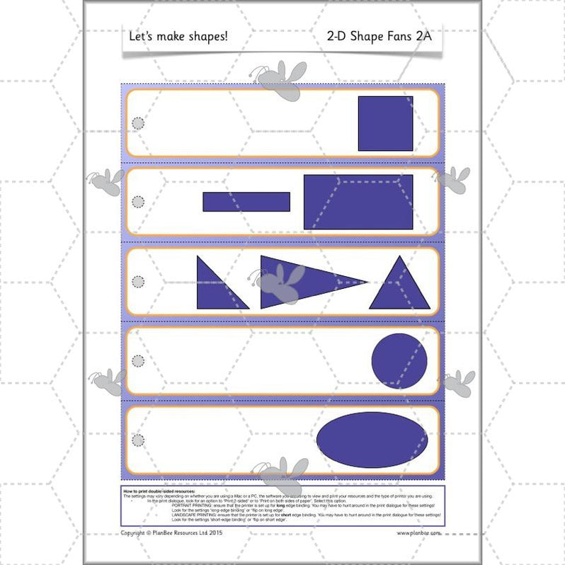 Year 1 Shapes 2D and 3D Maths Lessons by PlanBee