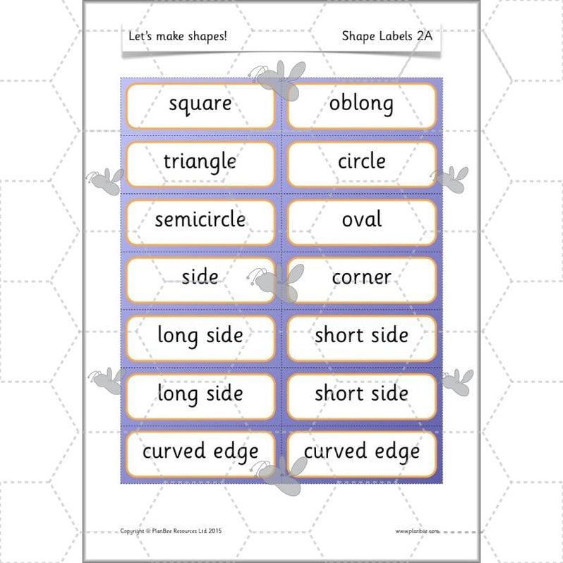 Year 1 Shapes 2D and 3D Maths Lessons by PlanBee