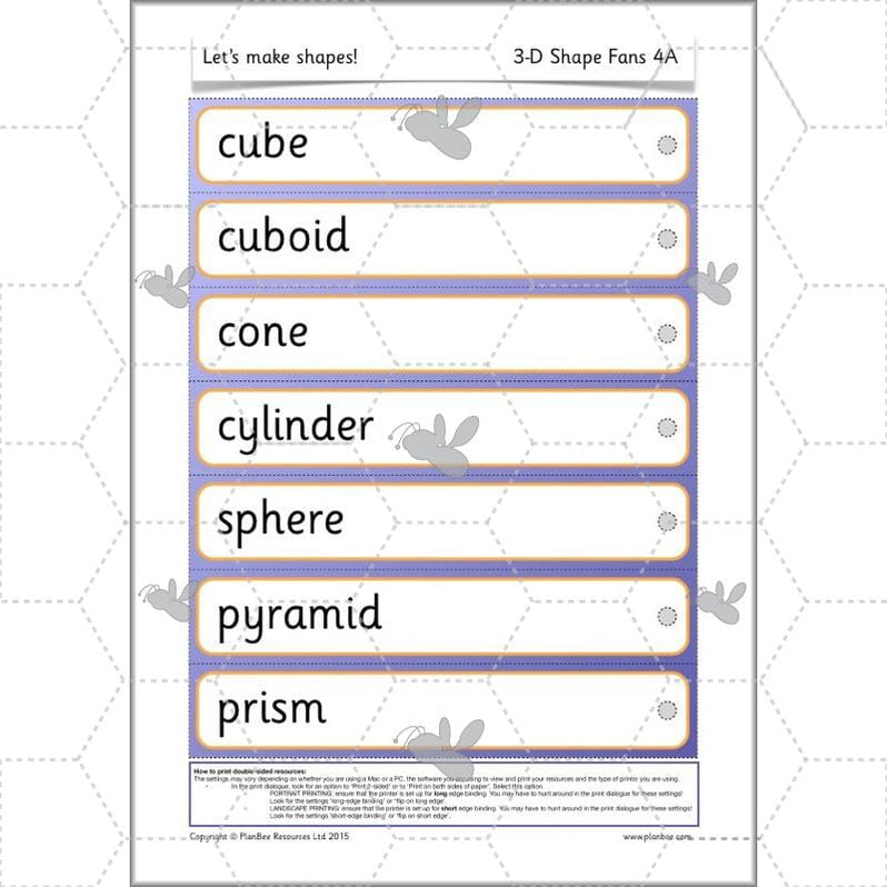 Year 1 Shapes 2D and 3D Maths Lessons by PlanBee