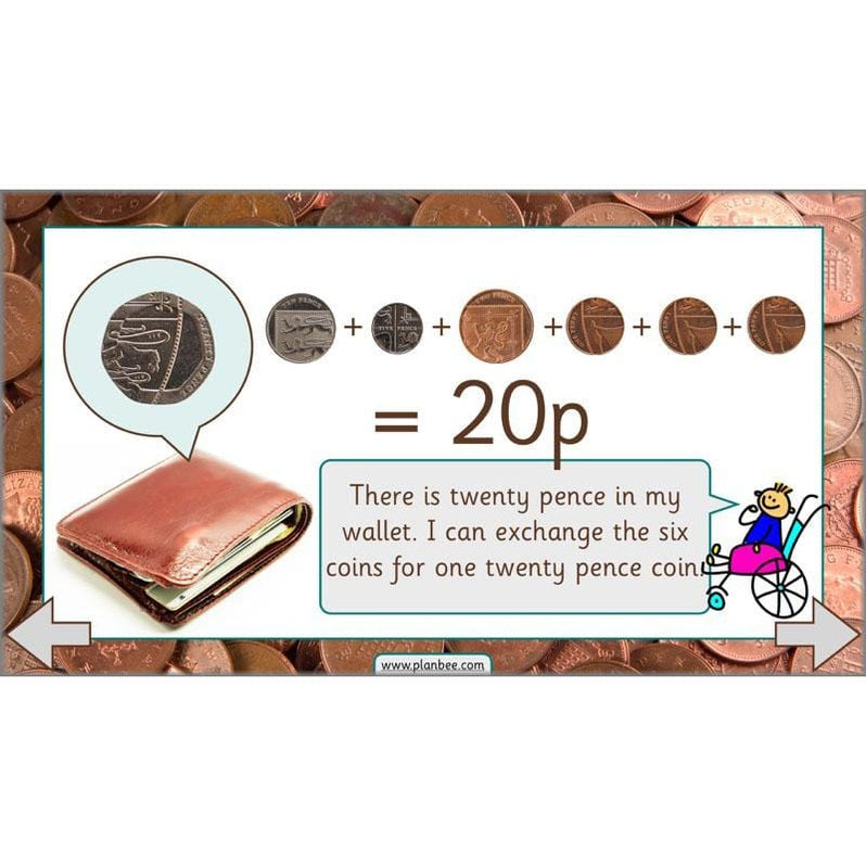 Make totals using coins Year 1 Maths by PlanBee
