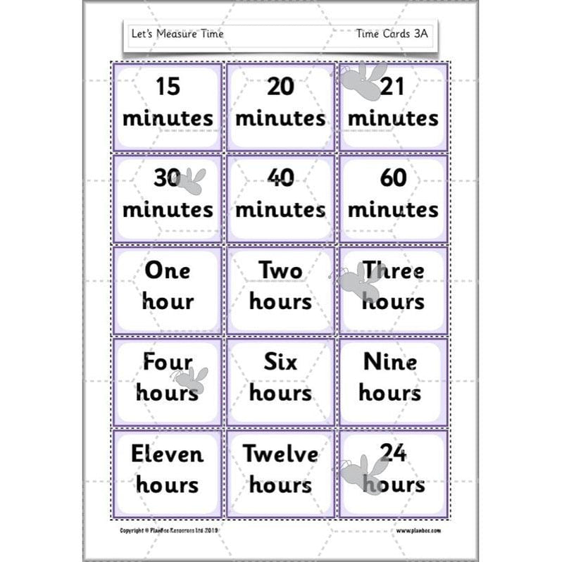 Let’s Measure Time Year 1 Measurement Maths Lessons PlanBee