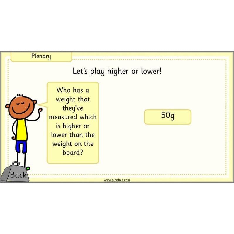 Let's Measure Weight - KS1 - Year 2 Maths - Measurement — PlanBee