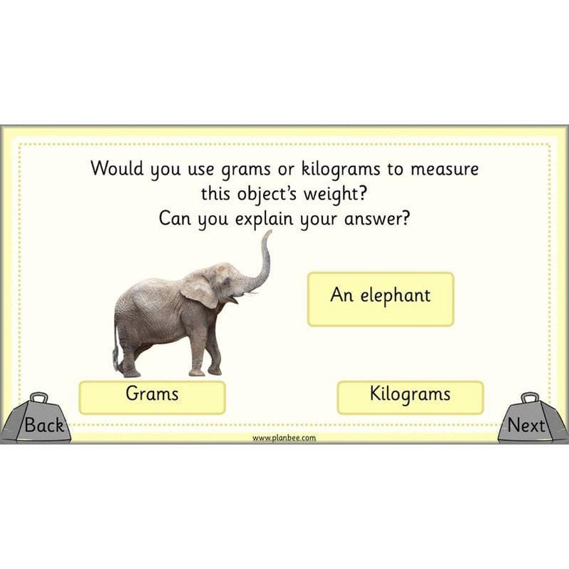 Let's Measure Weight - KS1 - Year 2 Maths - Measurement — PlanBee