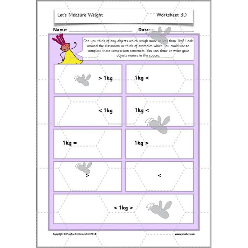 Let's Measure Weight - KS1 - Year 2 Maths - Measurement — PlanBee