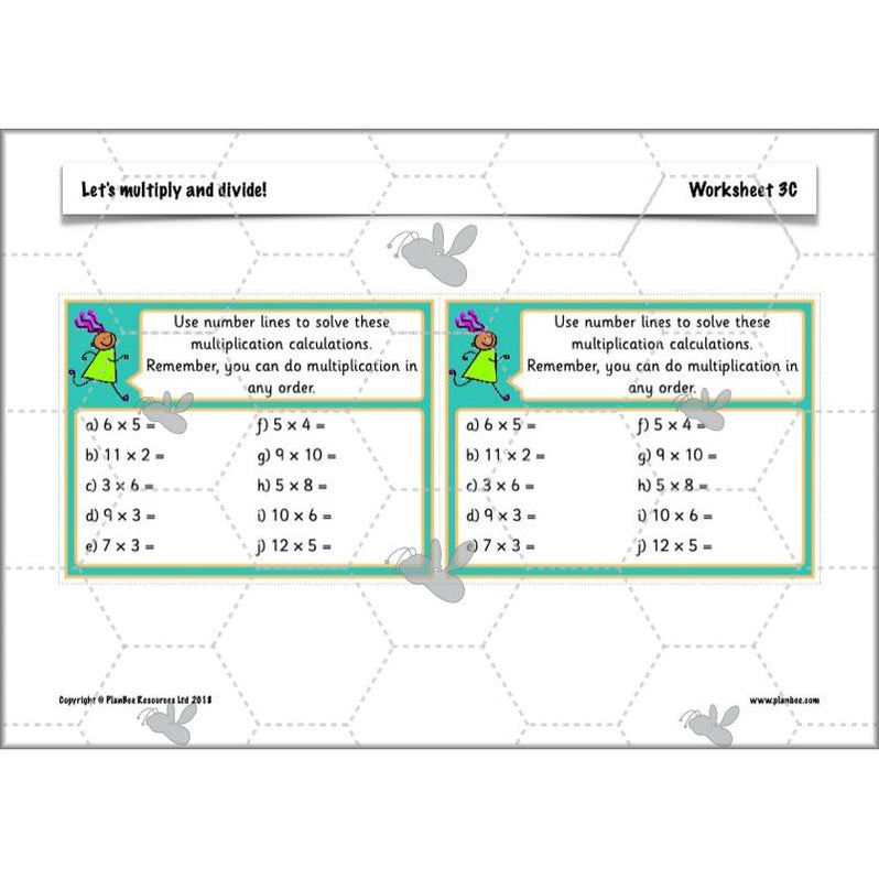 Let's multiply and divide Year 2 maths planning — PlanBee