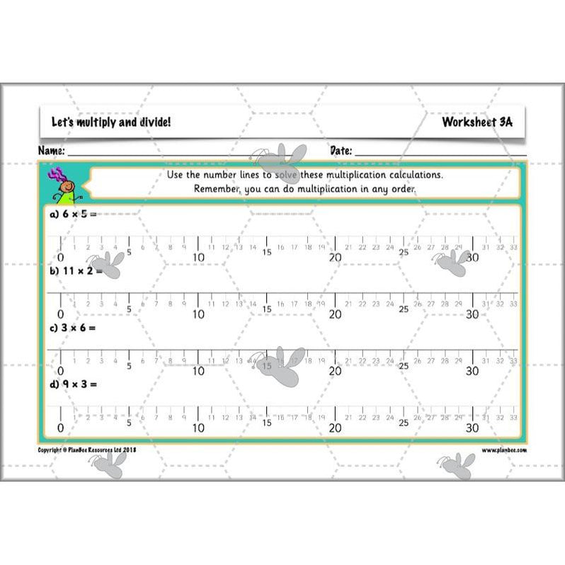 Let's multiply and divide Year 2 maths planning — PlanBee