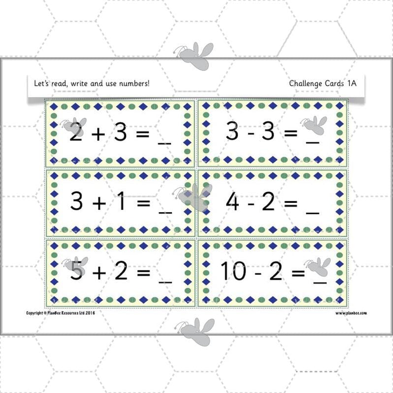 Let’s read, write and use numbers Year 1 Maths by PlanBee